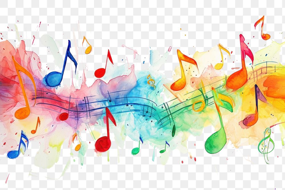 PNG Paper graphics painting music | Premium PNG - rawpixel