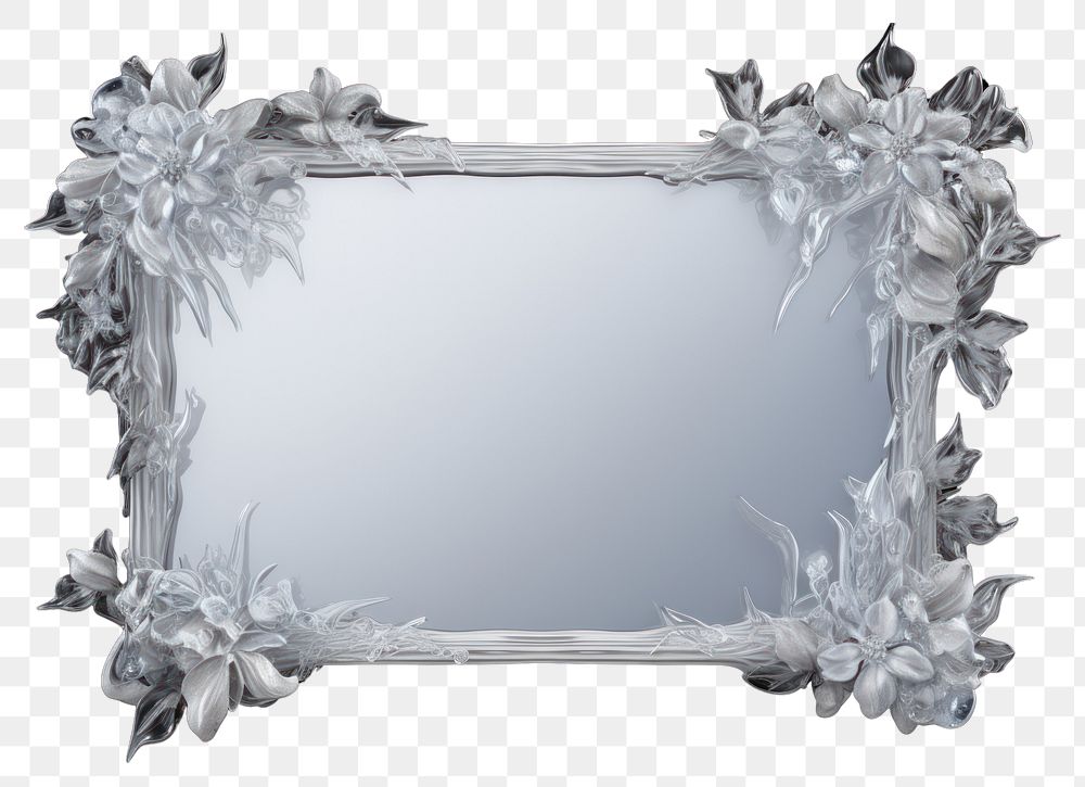 PNG Jewelry silver mirror white. | Free PNG - rawpixel