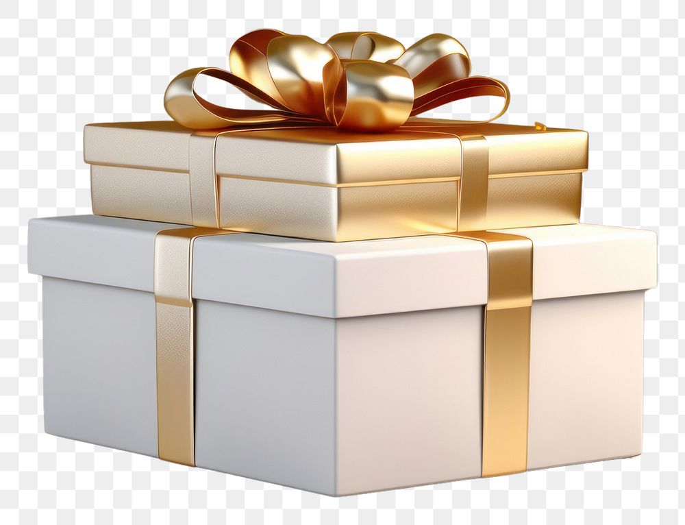 PNG Box gift ribbon gold. | Free PNG - rawpixel
