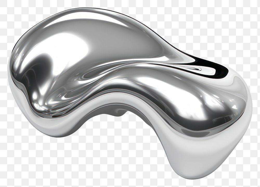 PNG Liquid Shape Chrome material | Premium PNG - rawpixel