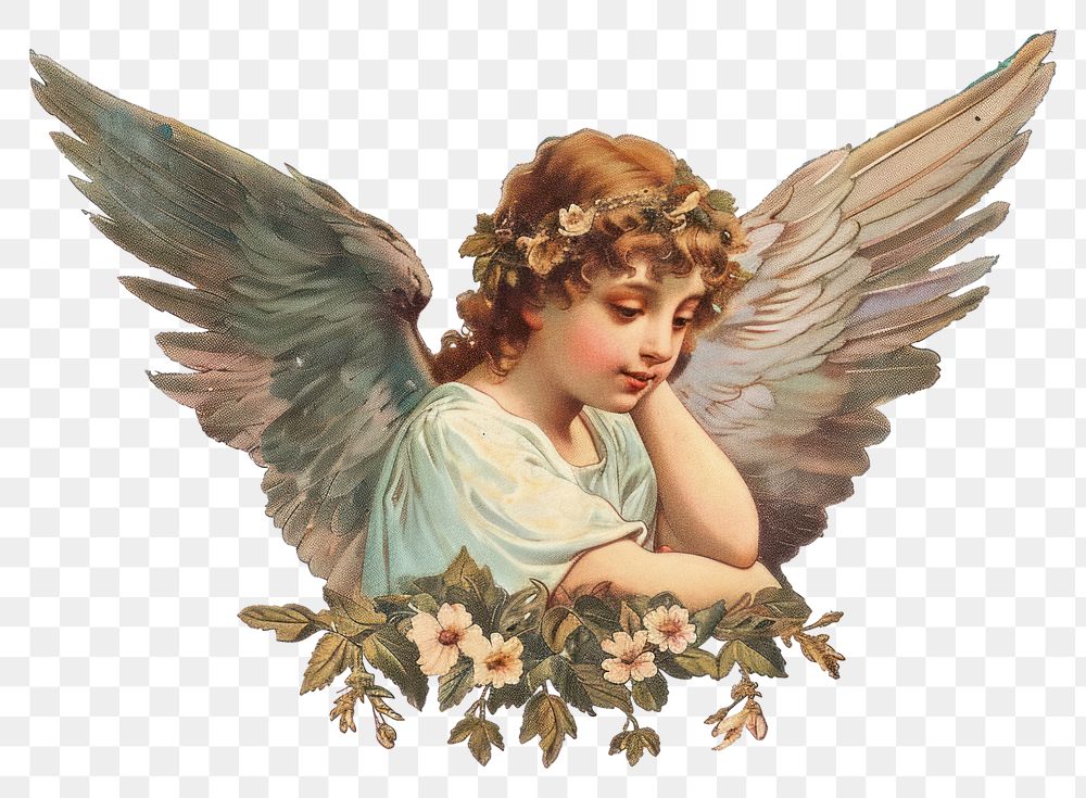 PNG Angel white background representation | Premium PNG - rawpixel