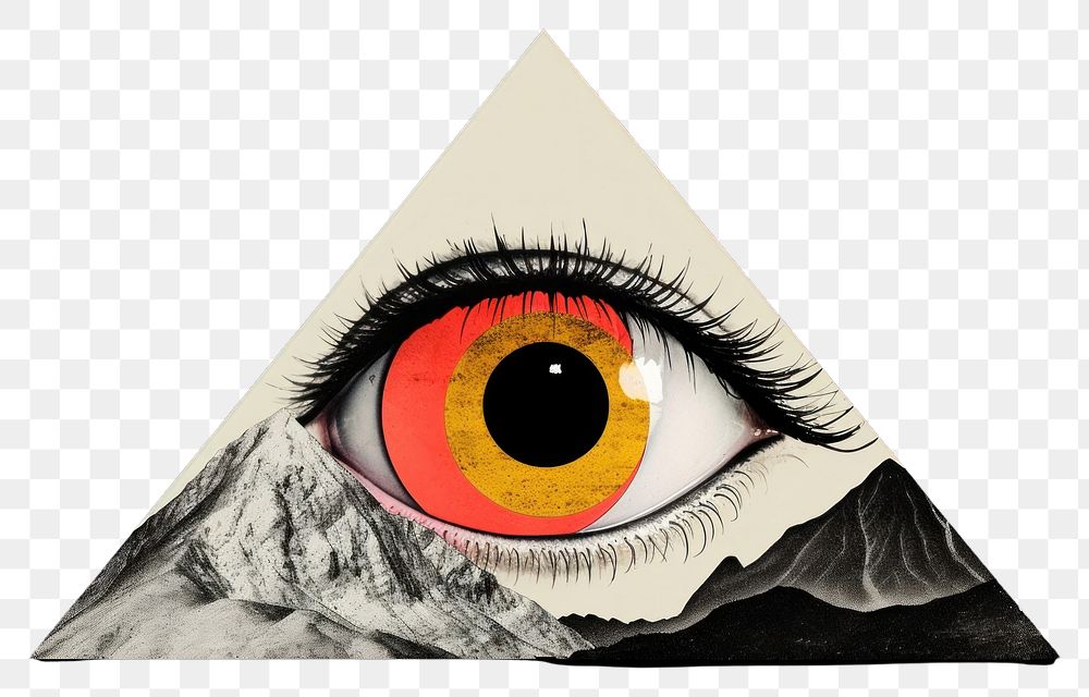 PNG Eye triangle eyeball pyramid. | Free PNG - rawpixel