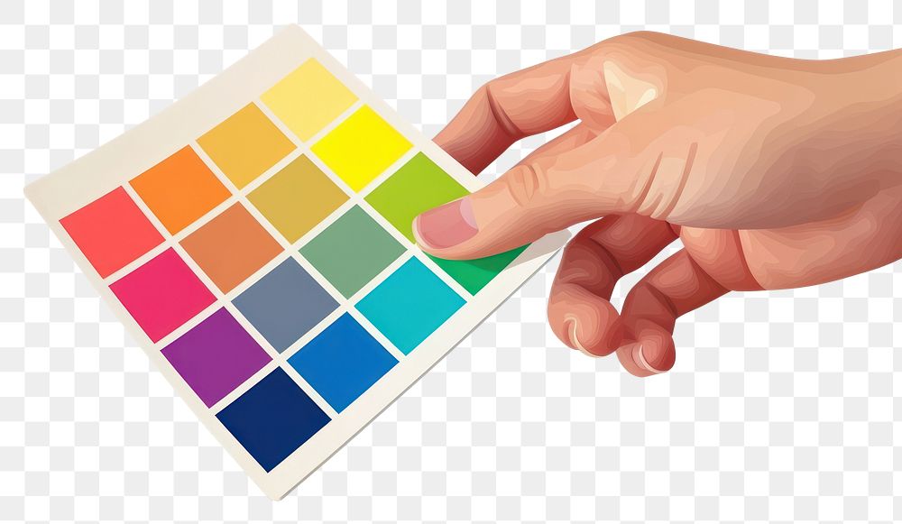 PNG Color palette guide hand | Free PNG - rawpixel