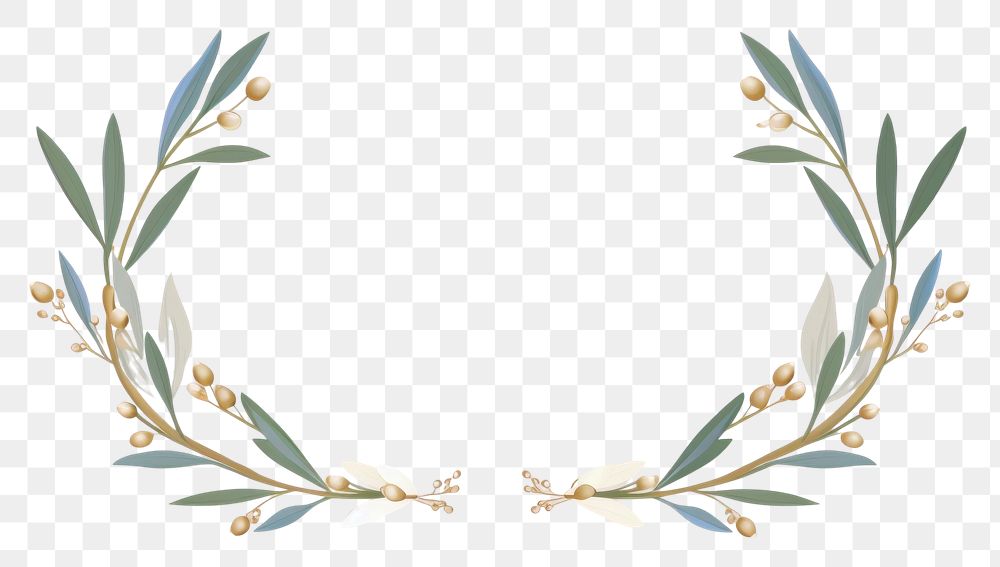 PNG Olive leaf border frame | Premium PNG - rawpixel