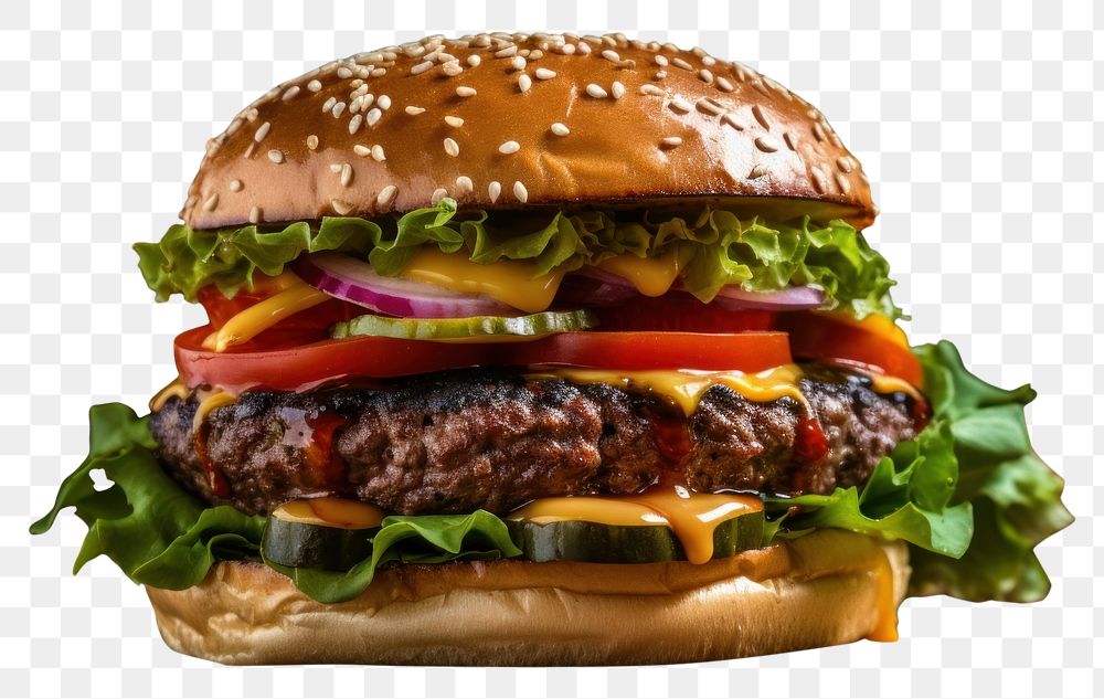 PNG Extreme close Burger food | Free PNG - rawpixel