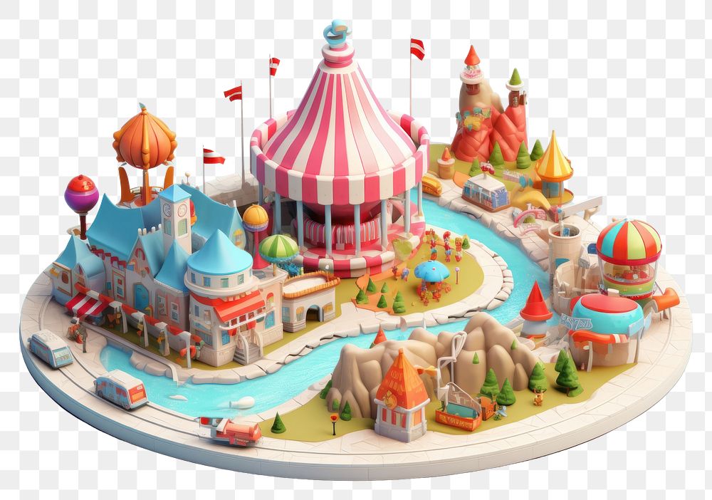 PNG Cute carnival representation architecture | Free PNG - rawpixel
