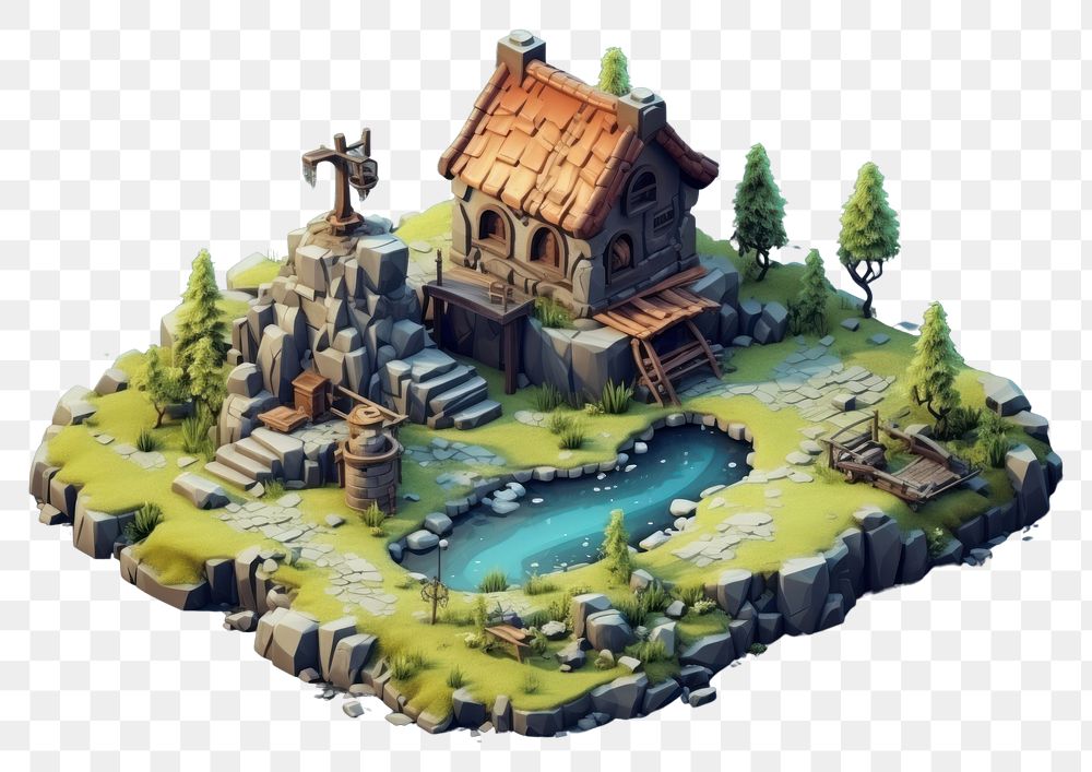 PNG Cute ruin architecture building | Free PNG - rawpixel