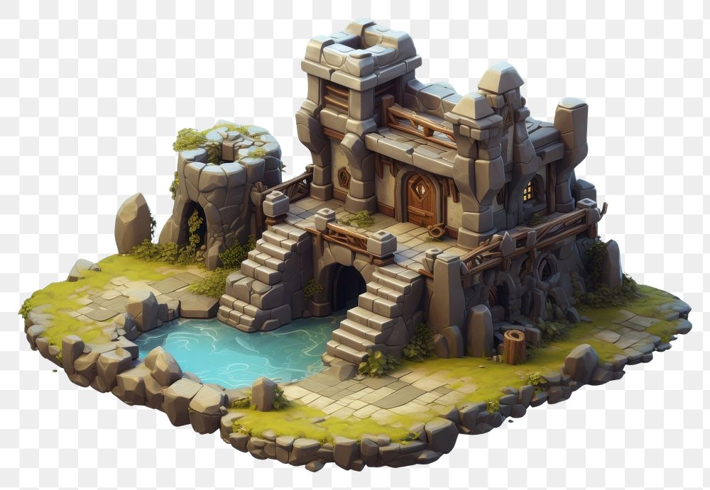 PNG Cute ruin architecture outdoors | Free PNG - rawpixel