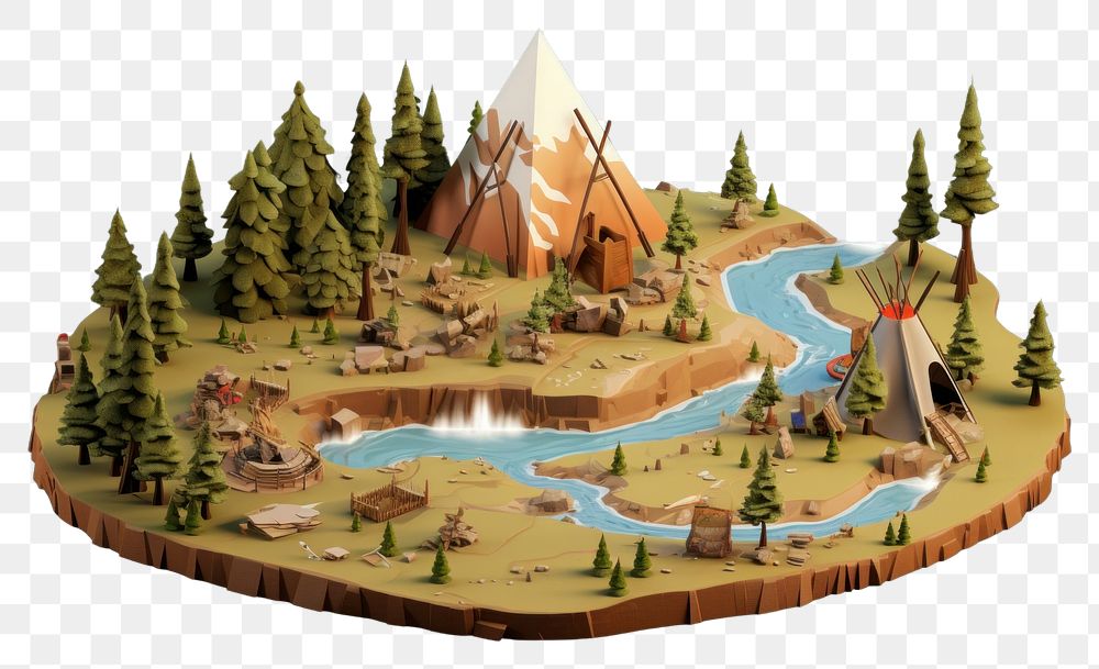 PNG Native american landscape outdoors | Free PNG - rawpixel