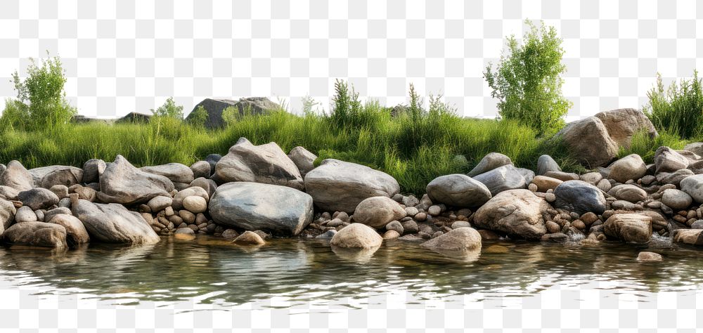 PNG River side landscape nature | Free PNG - rawpixel