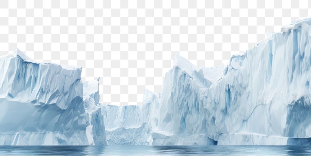 PNG Ice cliff landscape nature | Premium PNG - rawpixel