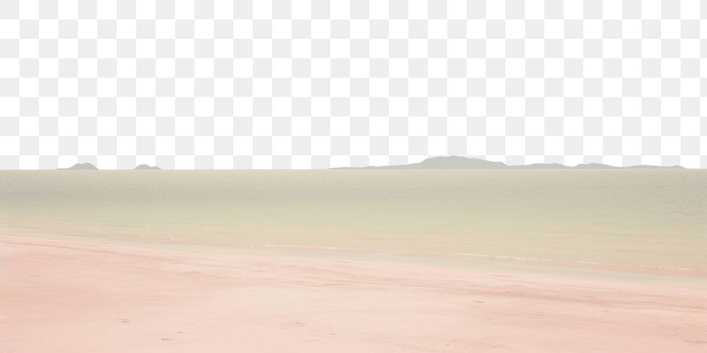 PNG Pink beach landscape outdoors | Premium PNG - rawpixel
