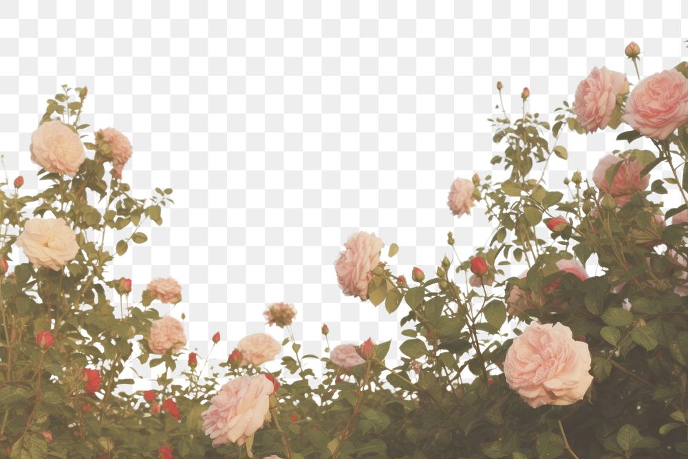 PNG Rose garden landscape outdoors | Premium PNG - rawpixel