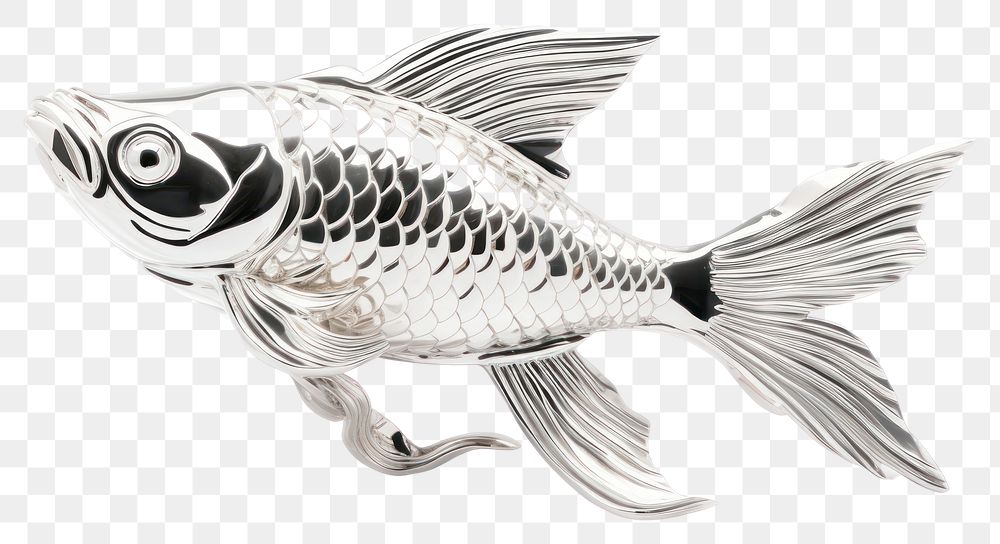 PNG Koi fish Chrome material | Free PNG - rawpixel