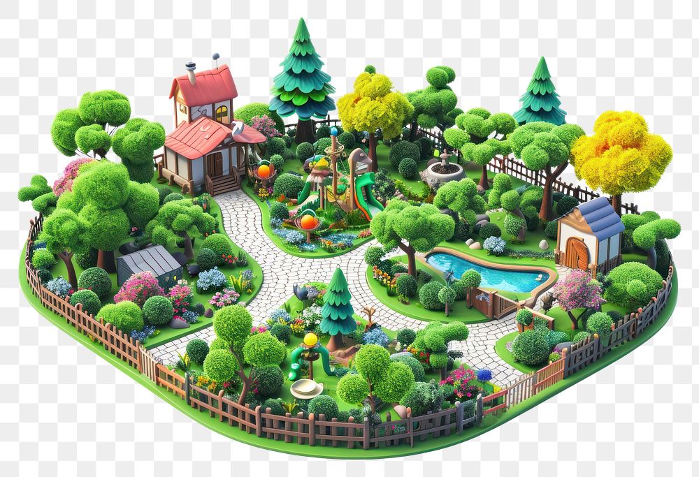 PNG Colorful garden outdoors plant | Premium PNG - rawpixel