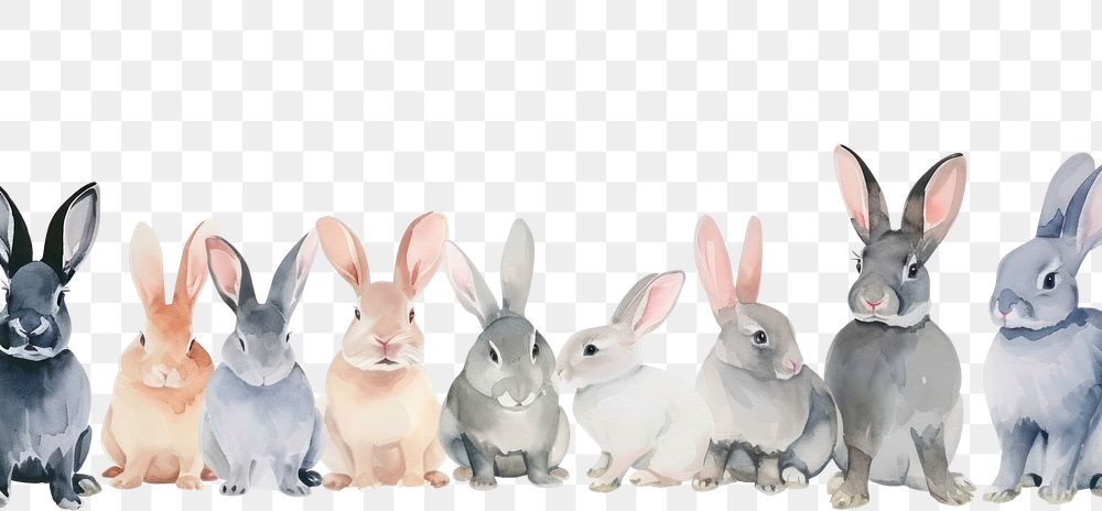 PNG Rabbits animal mammal nature. | Free PNG - rawpixel
