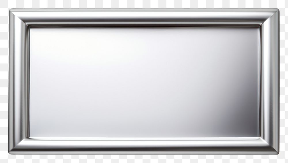 PNG Rectangle frame chrome material | Free PNG - rawpixel
