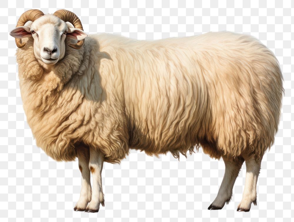 PNG Arles Merino Sheep Ram | Premium PNG - rawpixel