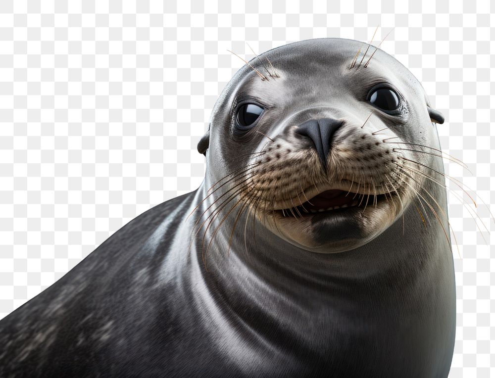 PNG Smiling seal wildlife animal | Free PNG - rawpixel