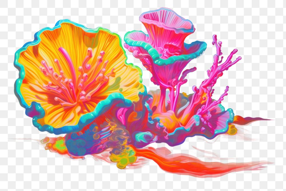 PNG An isolated sea flower | Premium PNG - rawpixel