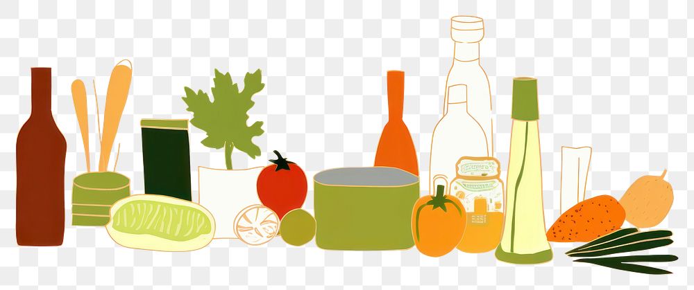 PNG Food border bottle refreshment | Free PNG - rawpixel