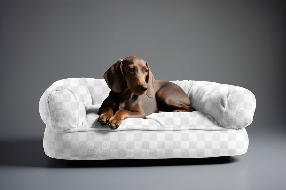 Dog bed png mockup, transparent | Premium PNG - rawpixel