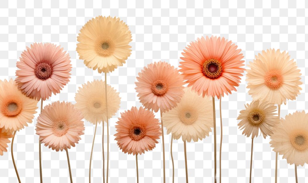 PNG Real pressed gerbera flowers | Premium PNG - rawpixel