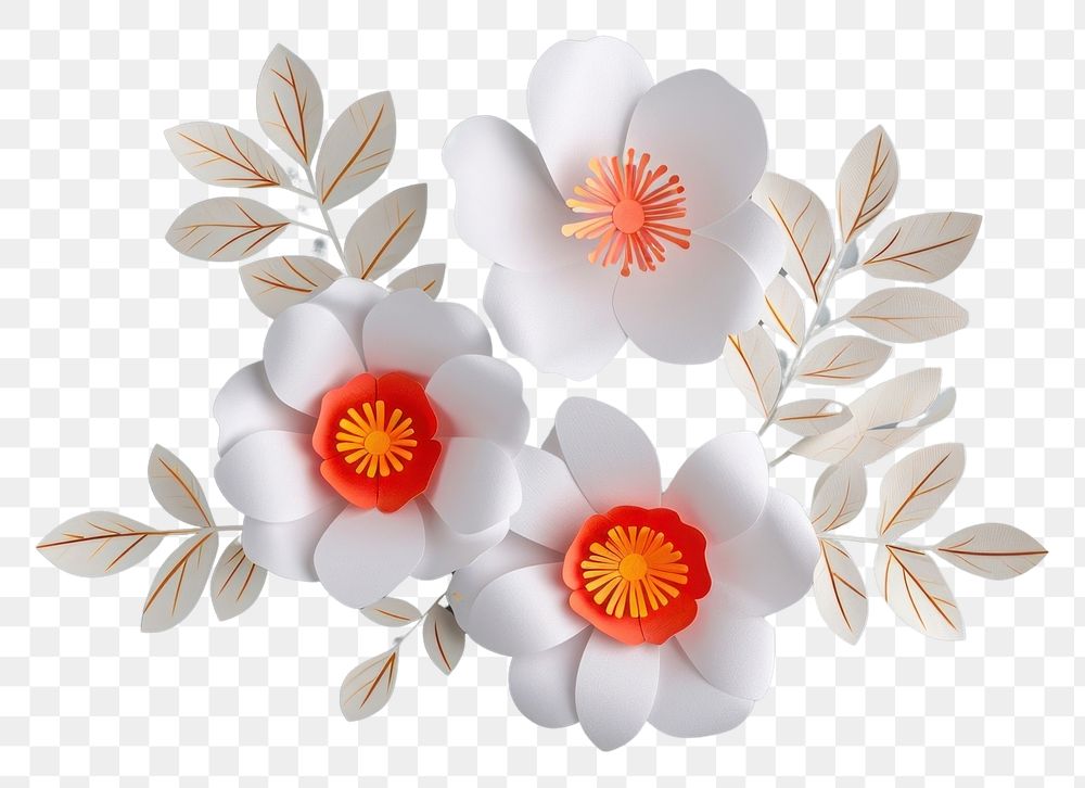 PNG White paper flowers petal | Free PNG - rawpixel