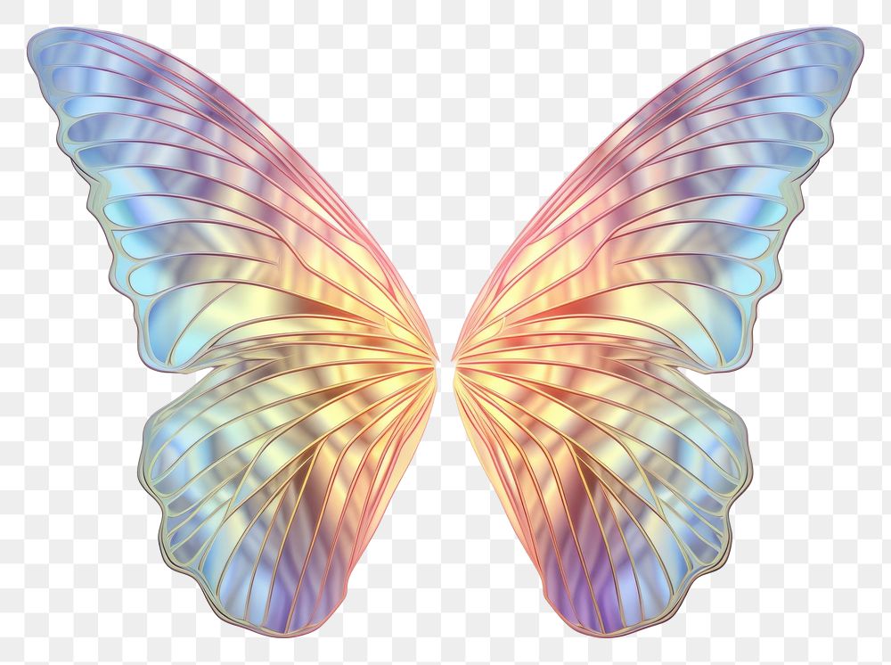 PNG Butterfly wings iridescent insect | Premium PNG - rawpixel