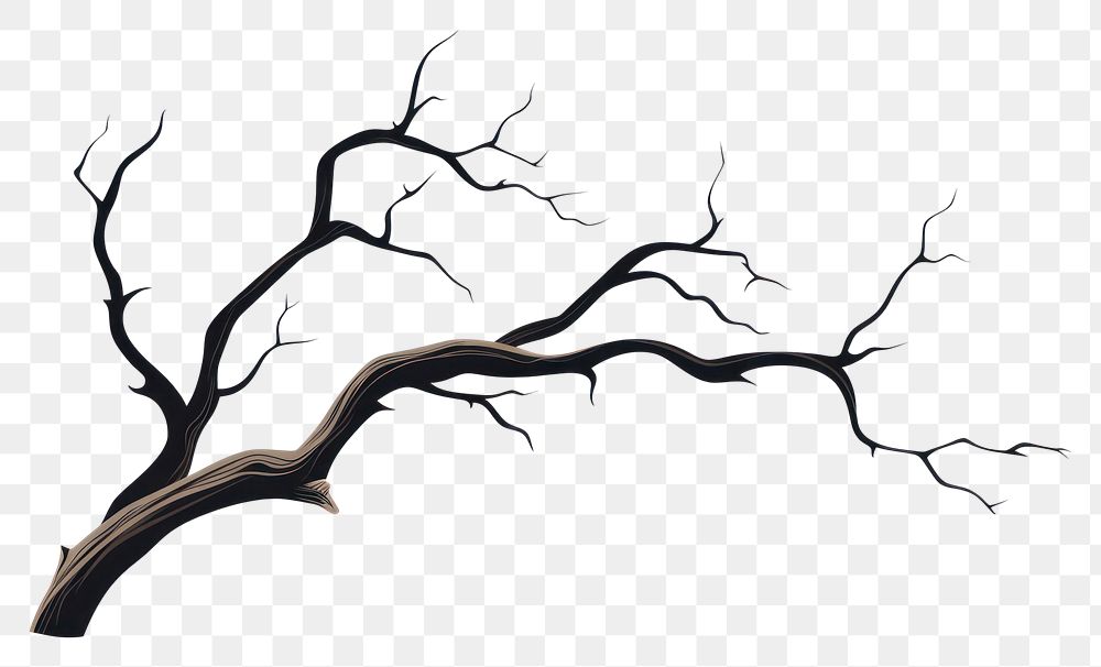 PNG Dry branch tree drawing | Premium PNG - rawpixel