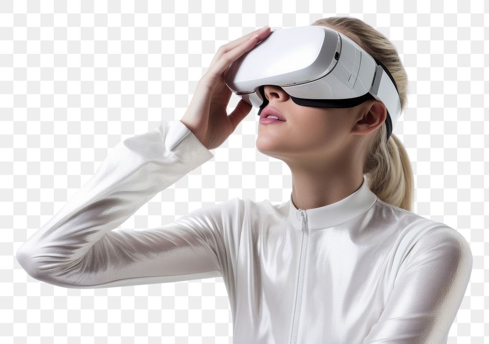 PNG Woman glasses virtual reality | Premium PNG - rawpixel