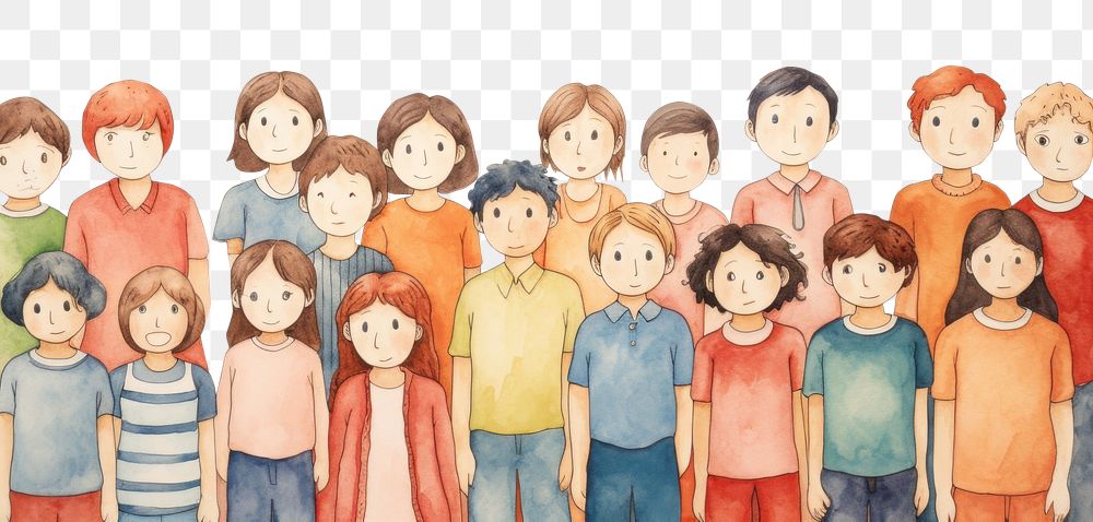 PNG Group people drawing sketch | Free PNG - rawpixel