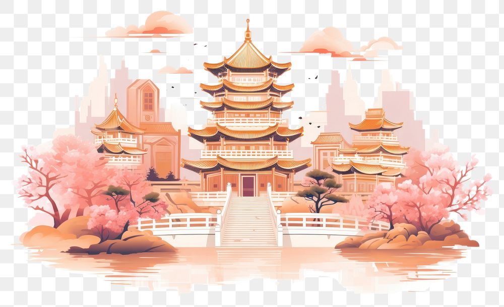 PNG Chinese temple architecture building | Premium PNG - rawpixel