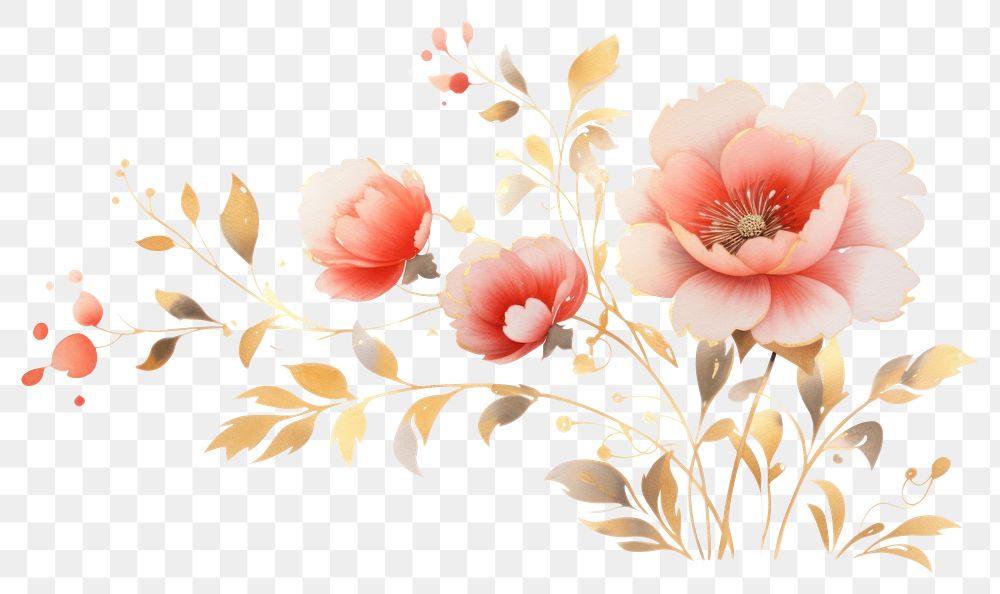 PNG Chinese flower pattern plant | Premium PNG - rawpixel