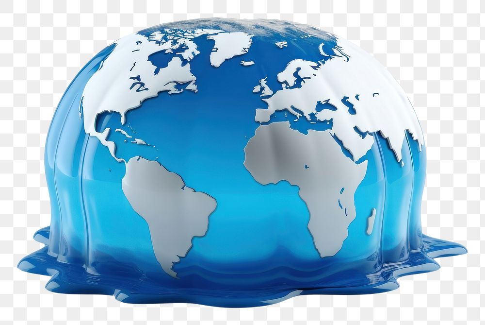 PNG Melting earth sphere planet | Free PNG - rawpixel