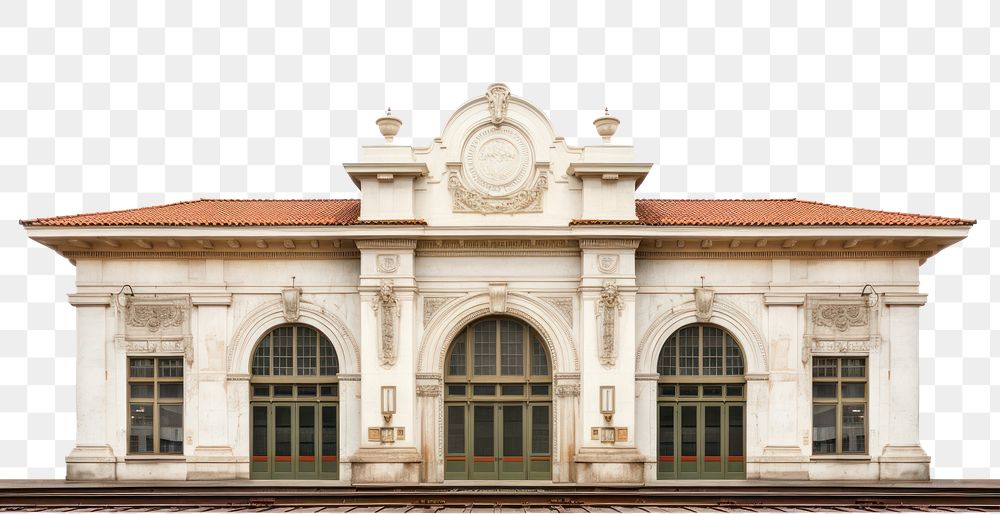 PNG Classic american train station | Premium PNG - rawpixel