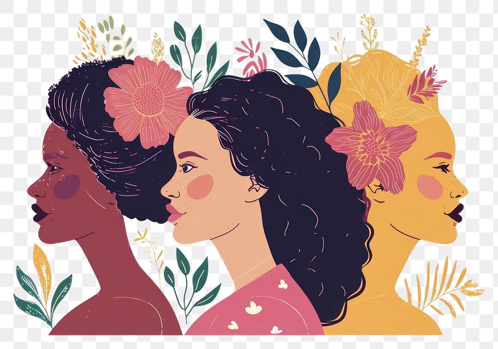 PNG Feminism drawing pattern sketch. | Free PNG - rawpixel