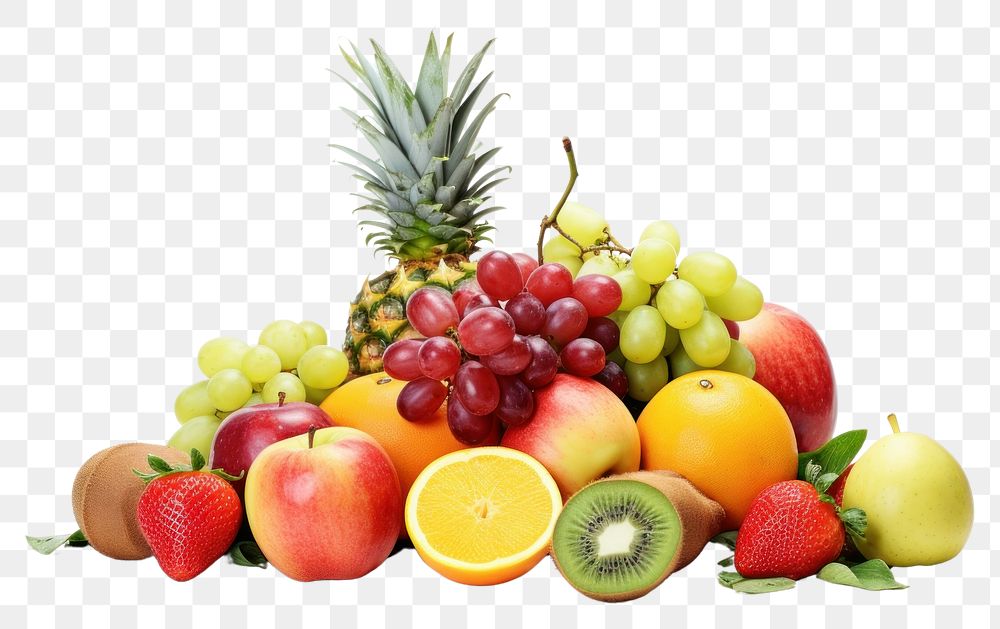 PNG Healthy strawberry pineapple fruit. | Premium PNG - rawpixel