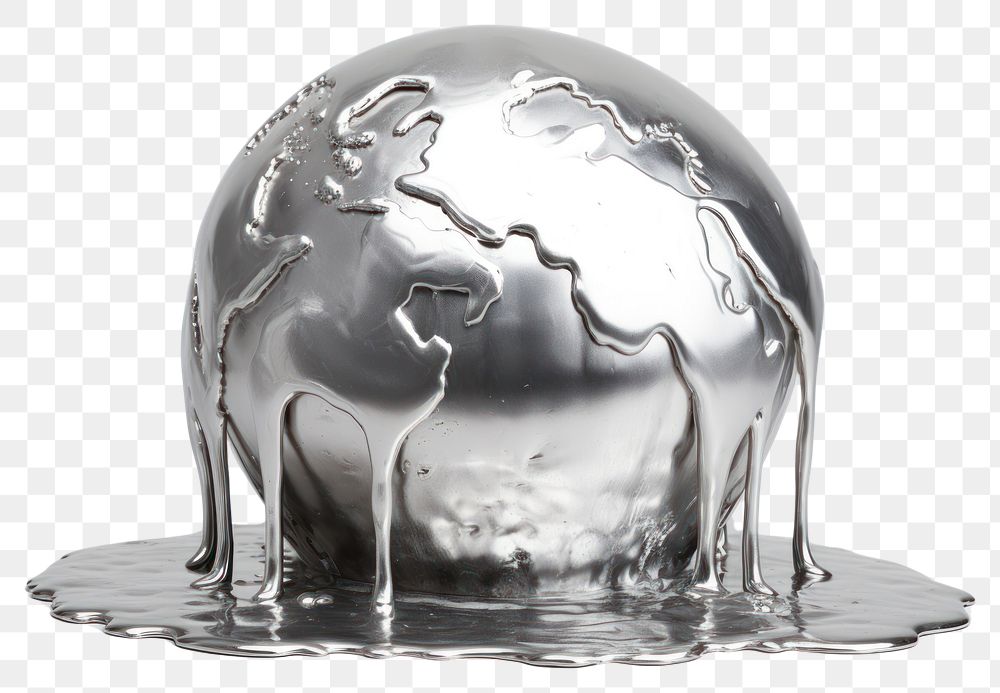 PNG Melting earth sphere reflection | Premium PNG - rawpixel