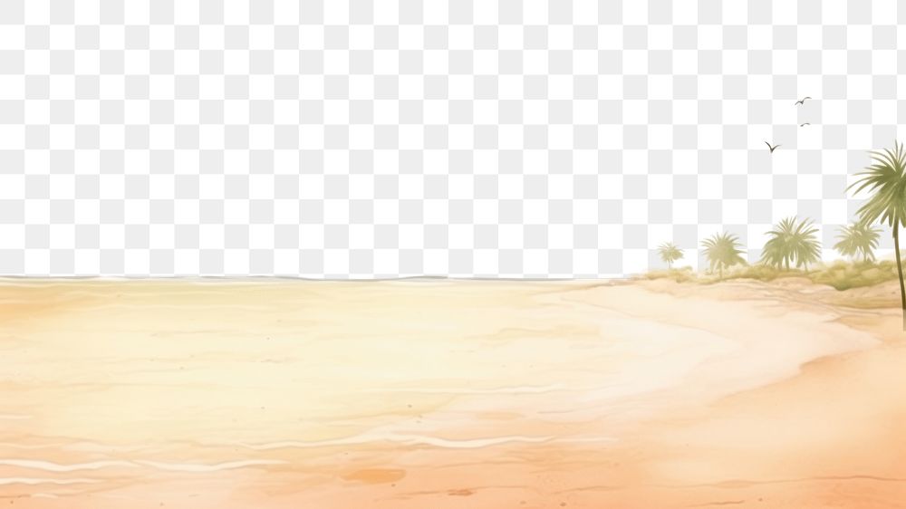 PNG Beach scenery summer landscape | Free PNG - rawpixel