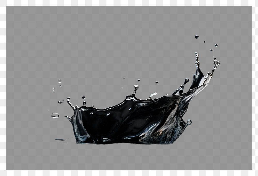 PNG Water splash isolated black | Free PNG - rawpixel