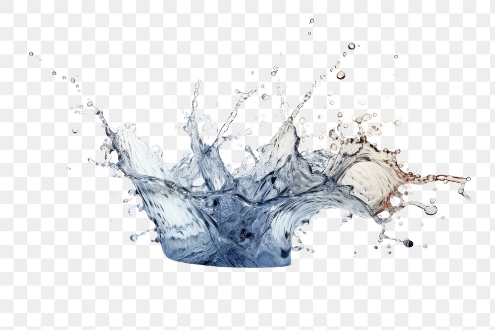 PNG Water splash isolated white | Premium PNG - rawpixel