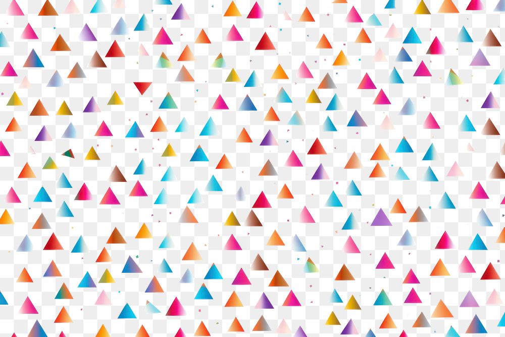 PNG Small colorful triangles pattern | Free PNG - rawpixel