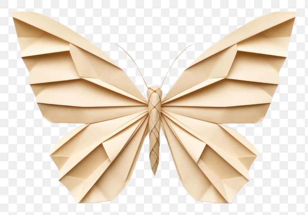 PNG Paper butterfly beige origami. | Premium PNG - rawpixel