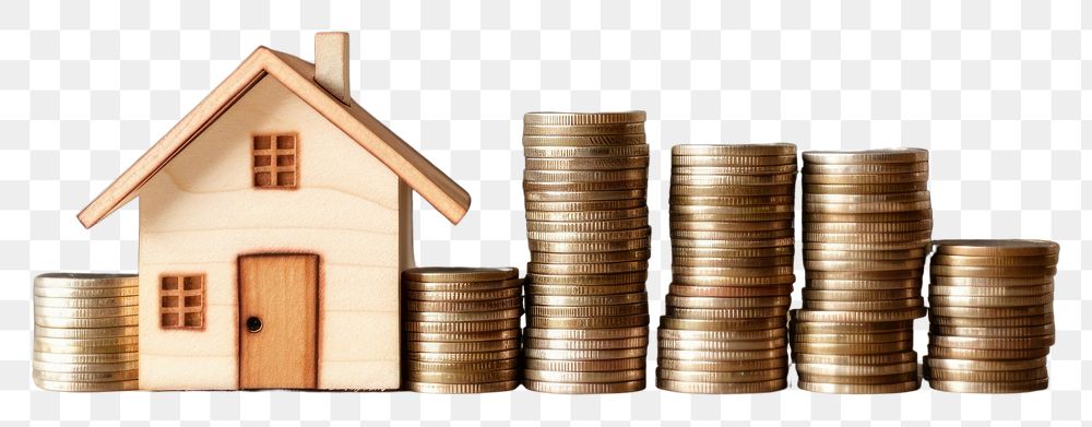 PNG House Model Coins Stacks | Free PNG - rawpixel