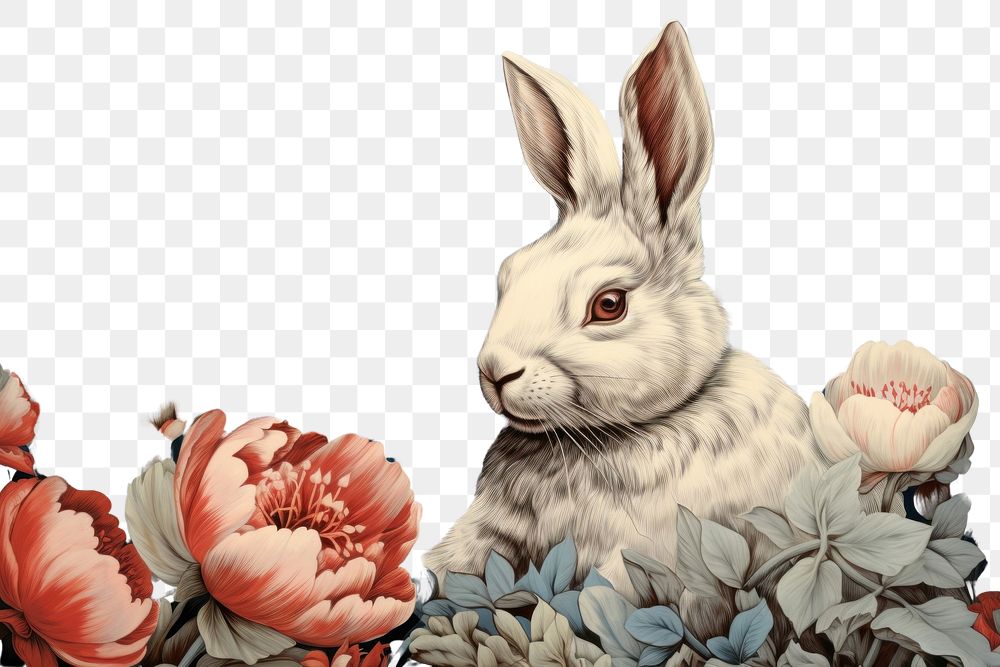 PNG Toile rabbit border animal | Premium PNG - rawpixel