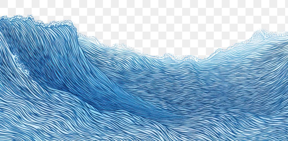 PNG Drawing wave nature sketch | Premium PNG - rawpixel