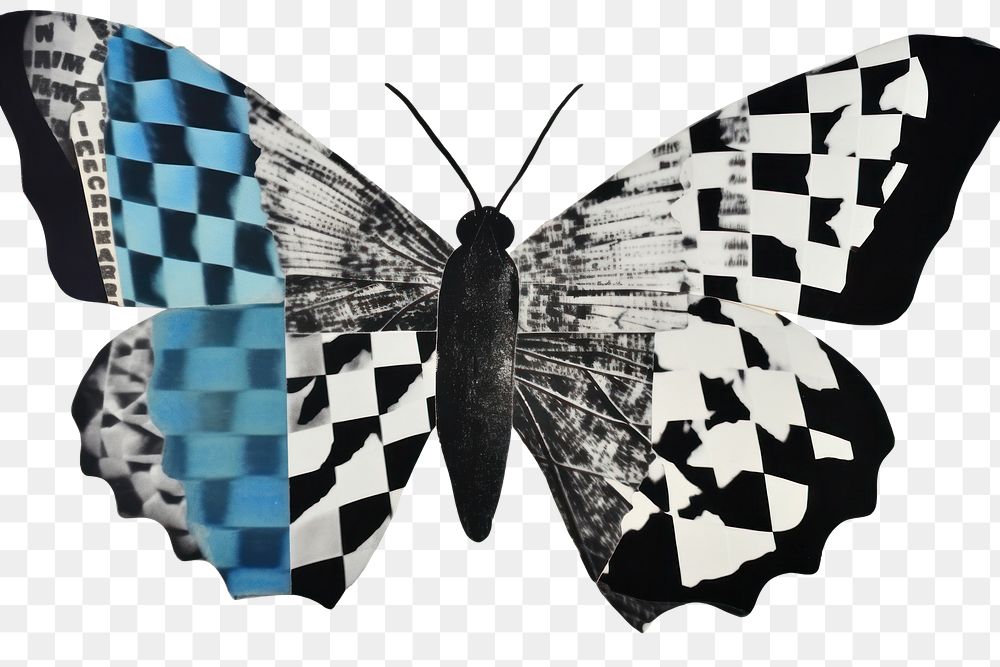 PNG Minimal butterfly collage art | Free PNG - rawpixel