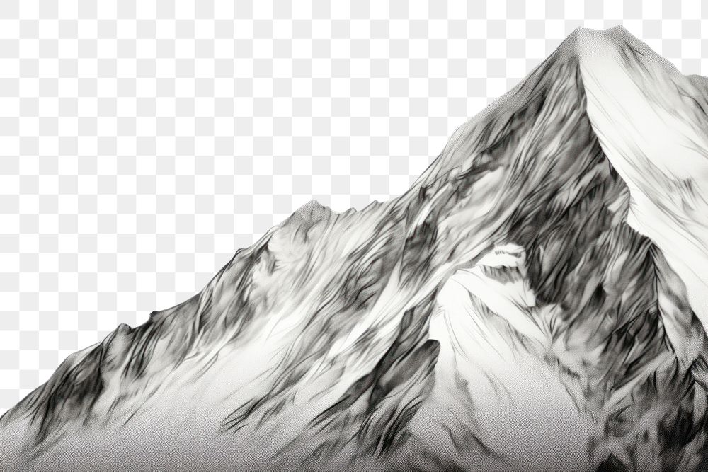 PNG Border graphic mountain drawing | Free PNG - rawpixel