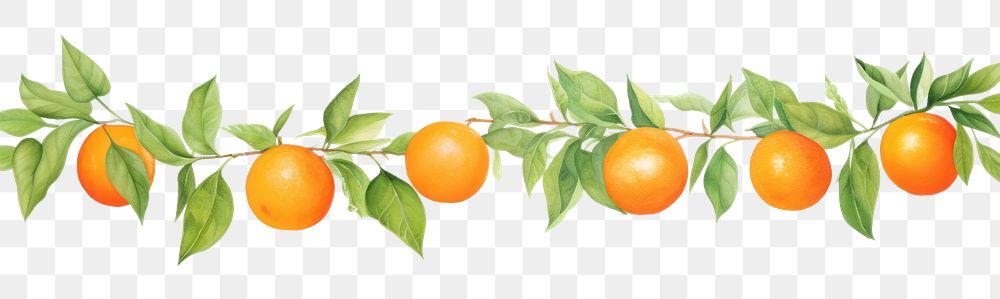 PNG Tangerine border grapefruit plant | Free PNG - rawpixel